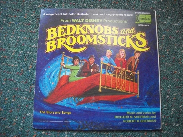 WALT DISNEY'S BEDKNOBS And Broomsticks-Story Book And Album- Vinyl ...