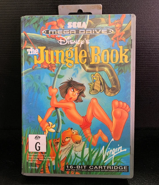 THE JUNGLE BOOK - SEGA MEGA DRIVE Vintage game With Manual Silver Edition $45.80 - PicClick AU