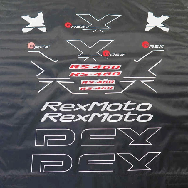 AUFKLEBER STICKER DEKOR Schriftzug Logo Emblem Rex RS 125 ...