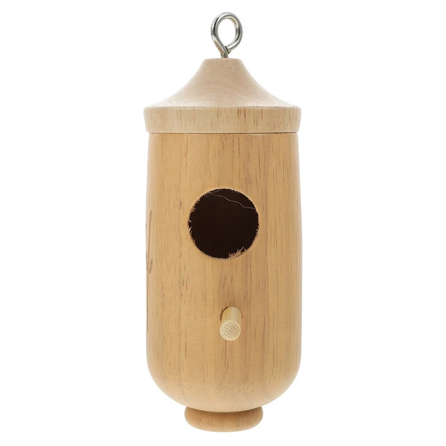 DÉCOR BOISÉ JARDIN Suspendu Nid De Colibri Maison Abri Pour Oiseaux- EUR 12,89 - PicClick FR