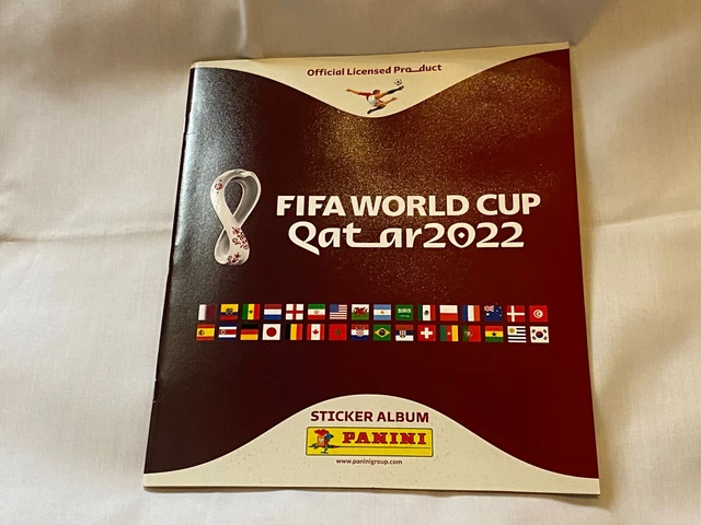 PANINI OFFICIAL WORLD Cup Qatar 2022 Stickers Album & 6 Free Stickers ...