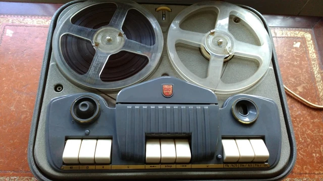 VINTAGE PHILIPS AG8108 Reel to Reel Tape Recorder 1960's £22.50 ...