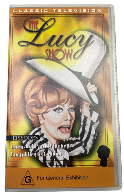 THE LUCY SHOW Lucille Ball VHS Video Cassette Tape Clear Small Box PAL ...