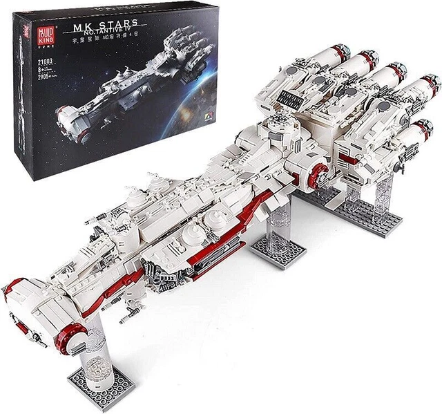 MOULD KING 21003 Starship Battleship Ship Clamping Blocks Toy £82.40 ...