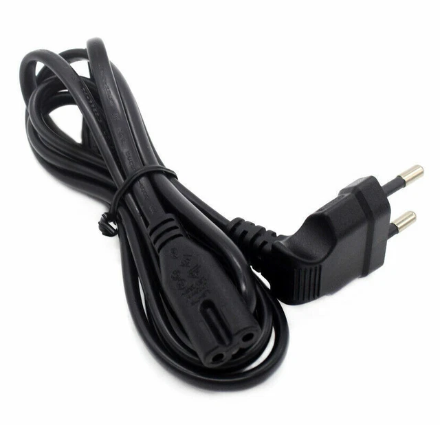 LONGWELL LS-7F LP-21L 2.5A 250V Elbow EU Plug Power Cable Wire 2 Prong ...