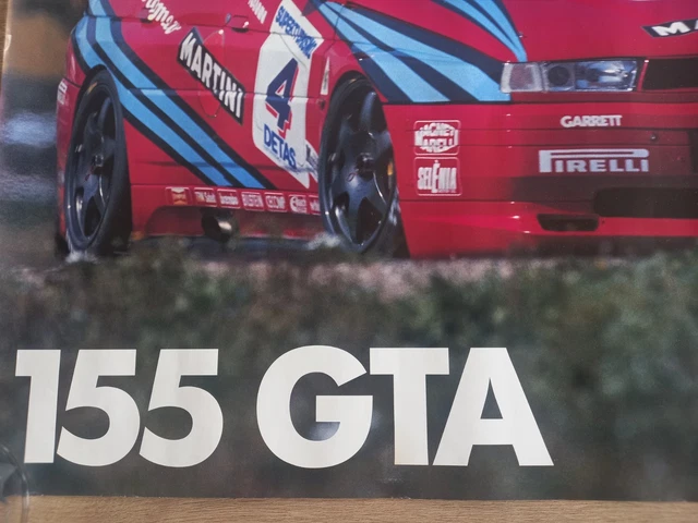 ALFA ROMEO 155 GTA DTM Touring car poster £10.80 - PicClick UK