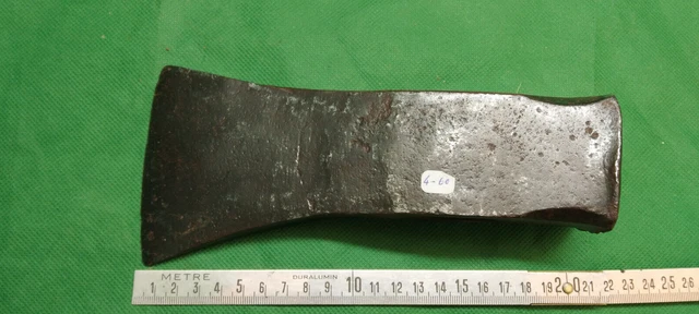 ANCIENNE HACHE MERLIN FER FORGÉ, old wrought iron axe - EUR 17,00 ...