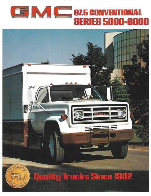 TRUCK BROCHURE - GMC - 97.5 Conventional Series 5000 6000 - c1980 ...