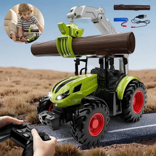 1:24 REMOTE CONTROLLED Tractor 2.4 Ghz Rc Tractor Toy With Light For ...