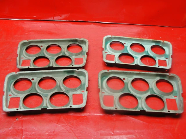 (4) ORIGINAL GM Center Empty Gauge Cluster Instrument Dash Panel ...