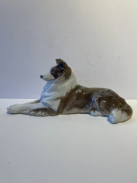 ROYAL COPENHAGEN COLLIE Dog Model 1701. Large 28Cm Long. Fully Marked ...