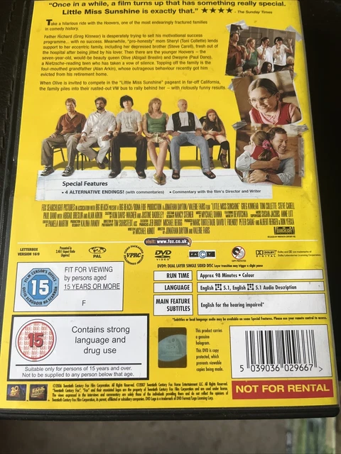 LITTLE MISS SUNSHINE (DVD, 2007) £1.13 - PicClick UK