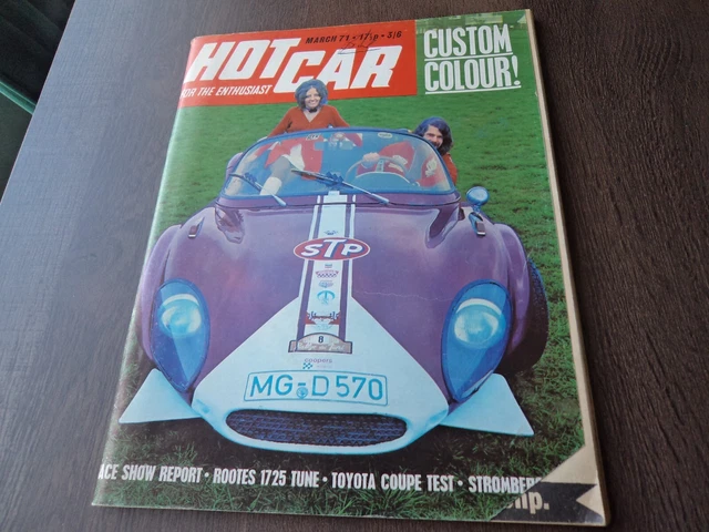 HOT CAR MAGAZINE uk-march 1971 £5.45 - PicClick UK
