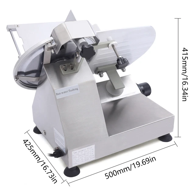 PRO MEAT SLICER Semi-auto Cutting Tool Commercial Food Meat Slicing ...