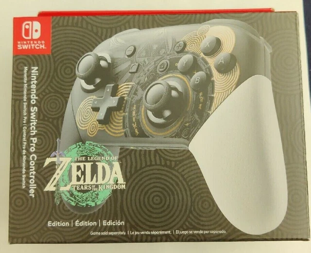 NINTENDO SWITCH PRO Controller Legend of Zelda Tears of the Kingdom ...