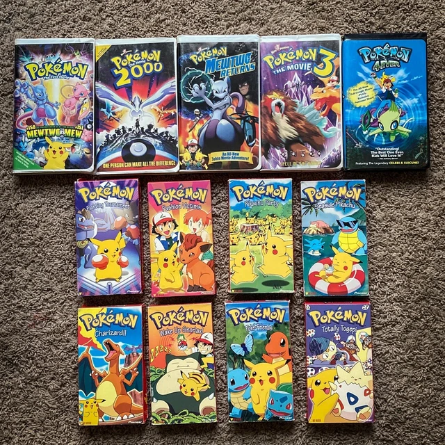 POKÉMON VHS LOT - Collection Of 13 Different Titles - All Dialogues In ...