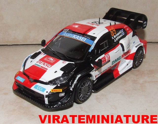 RARE TOYOTA YARIS Hy Wrc 4°Rallye Monte Carlo 2022 Kalle Rovanpera Ixo ...