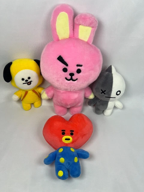 4 X OFFICIAL BT21 BTS KPOP Standing Plush Doll soft Toys tata, van Chimmy Cooky £24.99 - PicClick UK