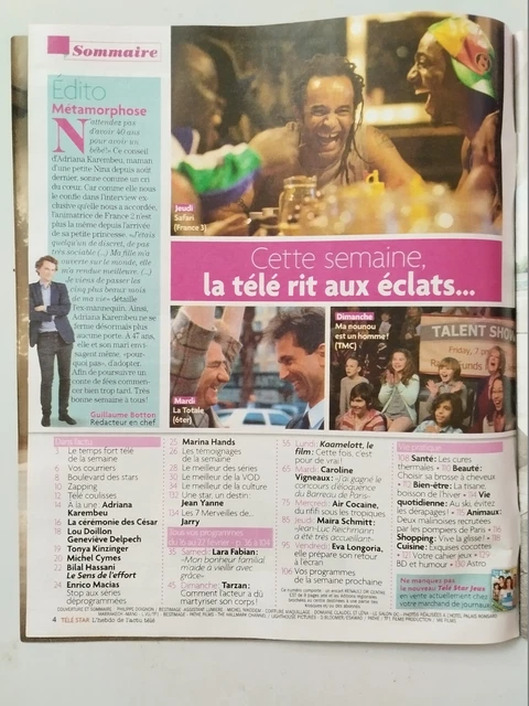 STAR 11/02/2019 TV; Adriana Karembeu mom/gregory lemarchal-clement ...