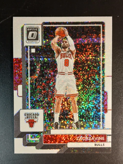 2022-23 PANINI DONRUSS optique Zach Lavine #51 blanc étincelant Prizm Chicago Bulls.. EUR 3,69 ...