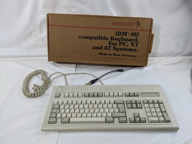 VINTAGE CHERRY G80-1000HAG Mechanical Keyboard XT-AT Switch with Box ...