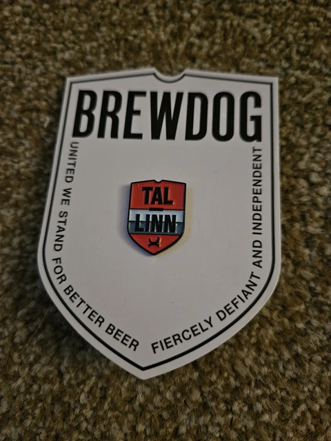BREWDOG PIN BADGE Tallinn Red *Very Rare* £104.67 - PicClick UK