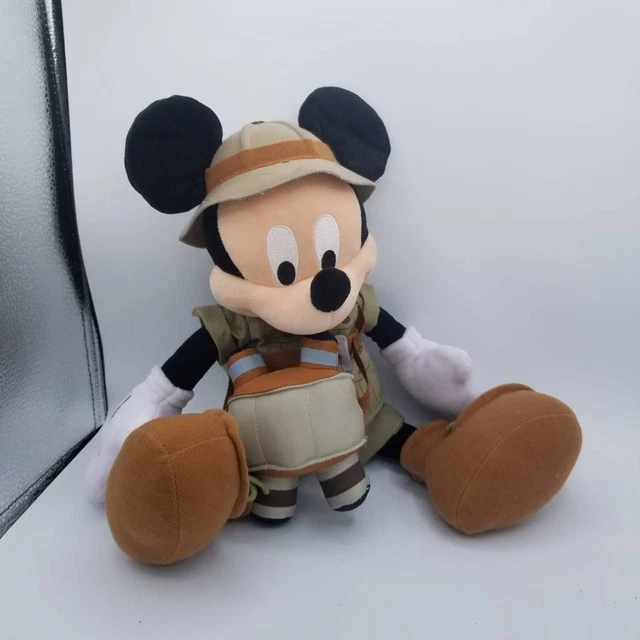 DISNEY THEME PARK Indiana Jones Mickey Mouse 15" Exclusive Plush ...