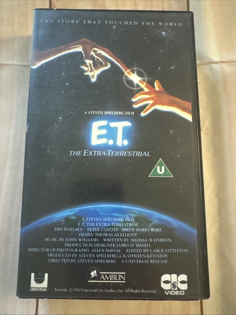 E.T. THE EXTRA Terrestrial VHS 1982 Video Cert U, CIC Video. £7.95 ...
