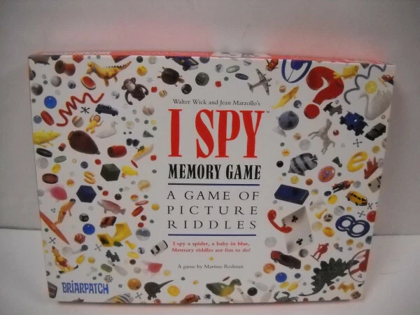 VINTAGE I SPY Memory Game Of Picture Riddles 1995 Briarpatch Brand New ...