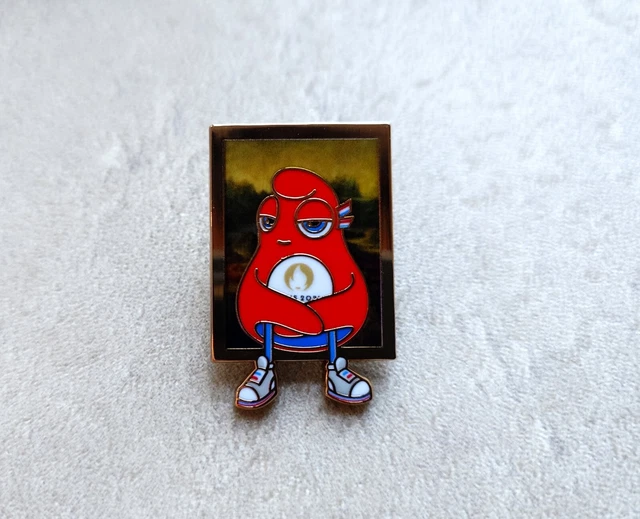 Pins Jo Paris 2024 Jeux Olympiques Mascotte Phryge Mona Lisa La