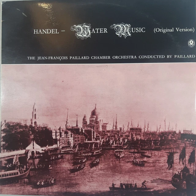 HANDEL WATER MUSIC Suite Record Classical Music 12" 33 RPM George ...