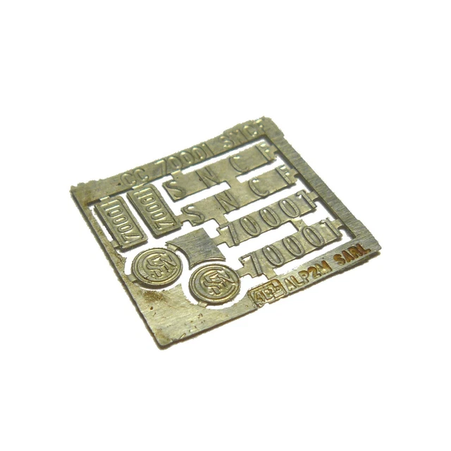 PLAQUES POUR LOCOMOTIVE diesel CC 70001 SNCF - NEUF - HO EUR 5,40 ...