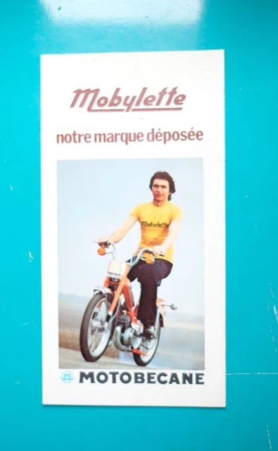 ORIGINAL BROCHURE PUBLICITAIRE MOTOBECANE MOBYLETTE 50 / 40 / 88 / 99 ...