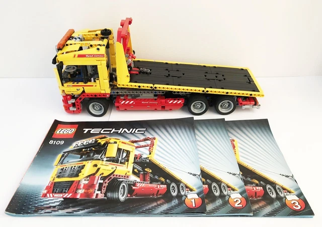 LEGO TECHNIC: 8109 Flatbed Truck - 100% Complete with instructions £104 ...