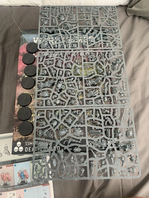 PLAGUE MARINES X7 Squad Death Guard new on sprue with bases Warhammer ...