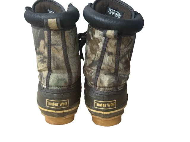 TIMBER WOLF THERMOLITE Camo Hunting Boots Men’s Sz 5 Lace Up £26.66 ...