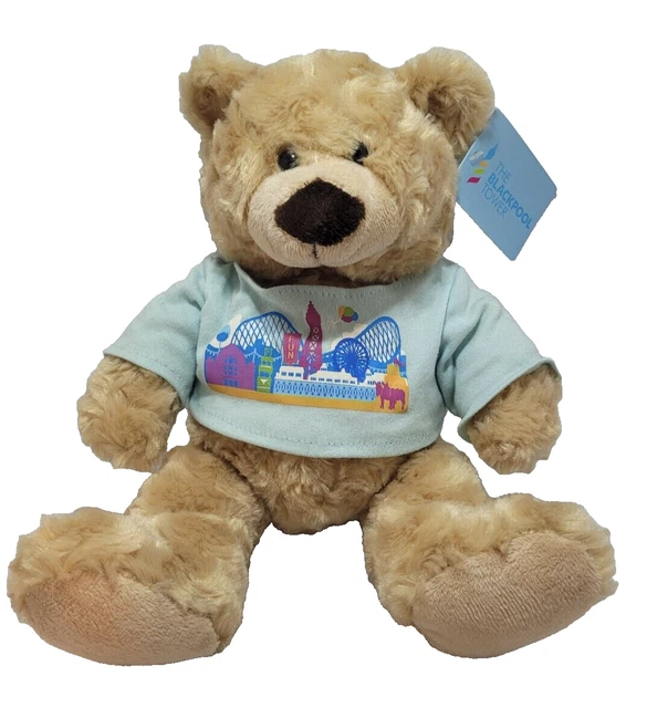 BLACKPOOL TOWER TEDDY Bear Cuddly 12"Plush Souvenir Soft Toy Teddy Gift ...