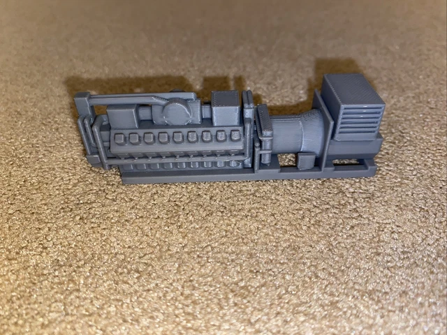 HO SCALE 1/87 Diesel Generator Loads For Flat Car Freight $9.00 - PicClick