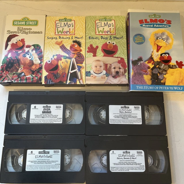 SESAME STREET VHS Lot Of 8 Elmo’s World Various titles $68.86 - PicClick CA