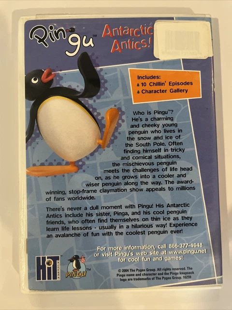PINGU ANTARCTIC ANTICS ( DVD 2004 TV Series Animated Cartoon ) rare oop ...