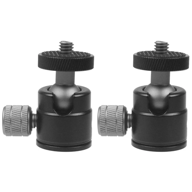 2 PCS CAMERA Tripod Bracket Mount Adapter Mounting Connector Ball Head ...