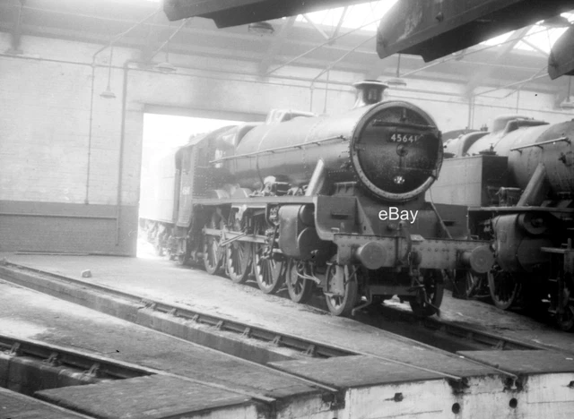 RAILWAY STEAM NEGATIVE Jubilee 45641 Nottingham MPD 16A 13/7/58 ...