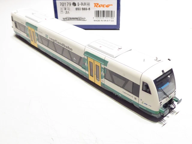 ROCO HO 70179 DB AG 4achsige Triebzug 650 569 6 weiß OVP Sound ...