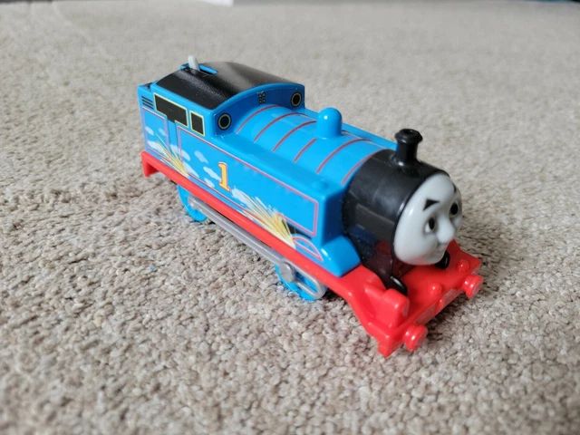 THOMAS & FRIENDS Trackmaster Speed and Spark #1 Blue Motorized Train ...