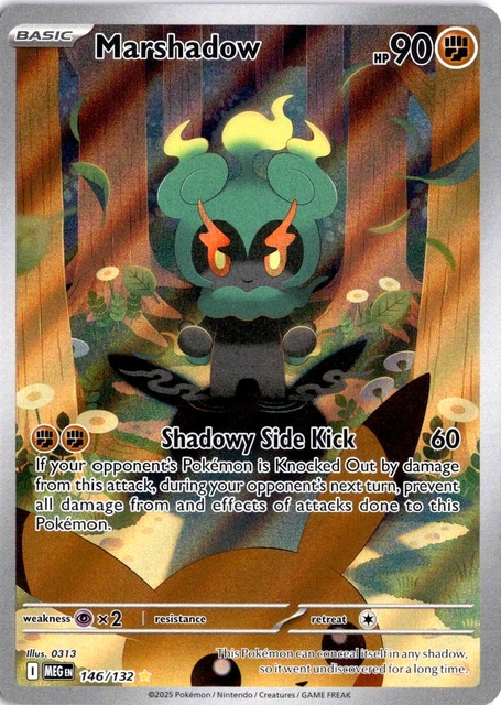 MARSHADOW 146/132 POKEMON Mega Evolution Shiny Rare NM $26.99 - PicClick CA