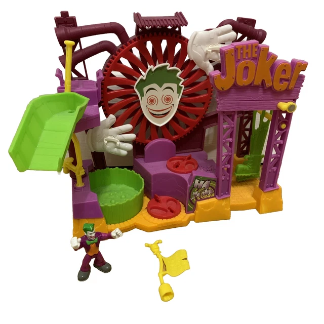 FISHER-PRICE IMAGINEXT DC Super Friends The Joker Laff Factory Playset ...