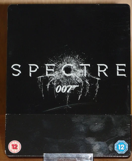 SPECTRE, BLU RAY STEELBOOK.(LIMITED EDITION) DANIEL CRAIG as JAMES BOND ...