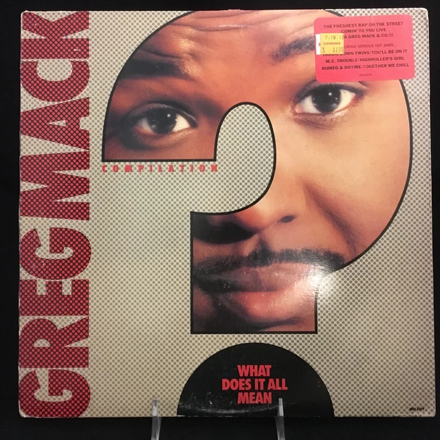 GREG MACK COMPILATION What Does It All Mean Vinyl Lp Record Album ...