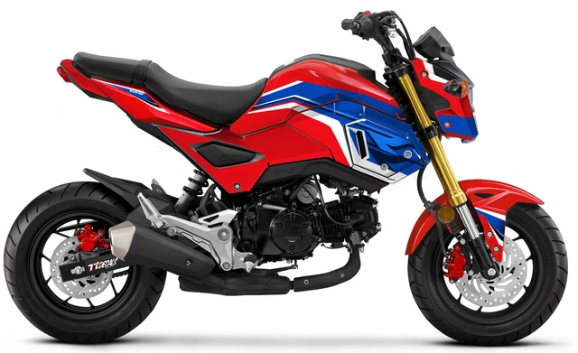 GROM MSX125 GRAPHICS Tri Color Decal Sticker Kit 2017 2018 2019 2020 £ ...