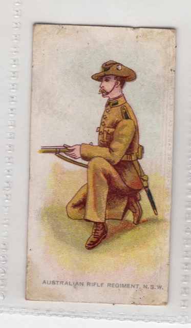 WILLS AUST MILITARY Card 1912 Australian Rifle Regiment NSW EUR 3,61 ...